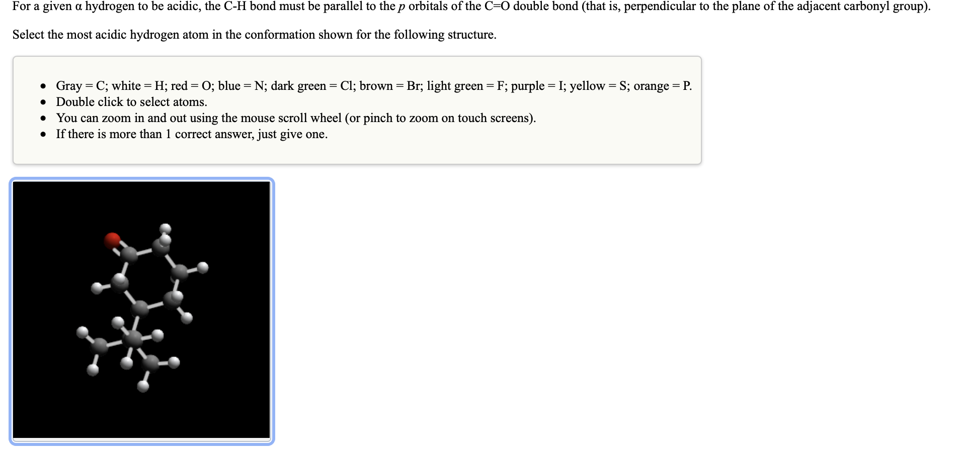 Solved For a given a hydrogen to be acidic, the C-H bond | Chegg.com