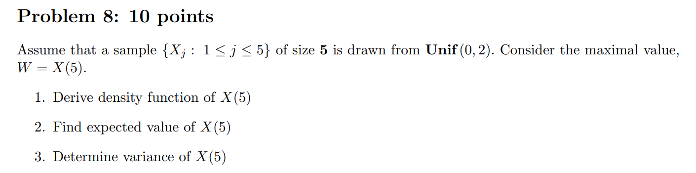 Solved Remaining five problems are focused on order | Chegg.com