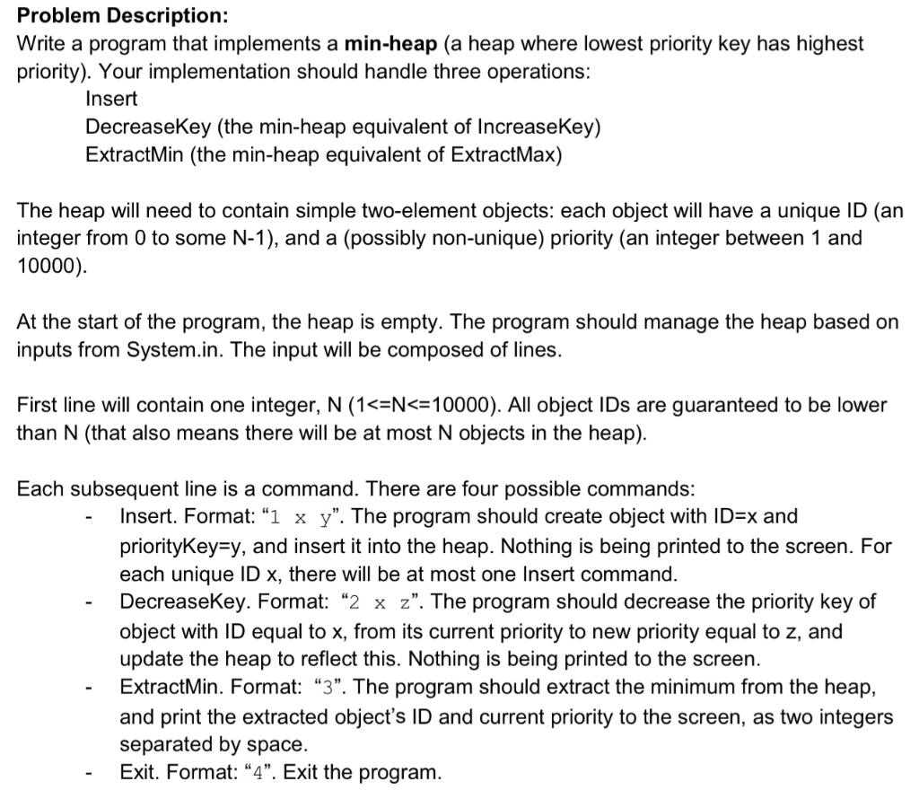 Solved Problem Description Write A Program That Implements 