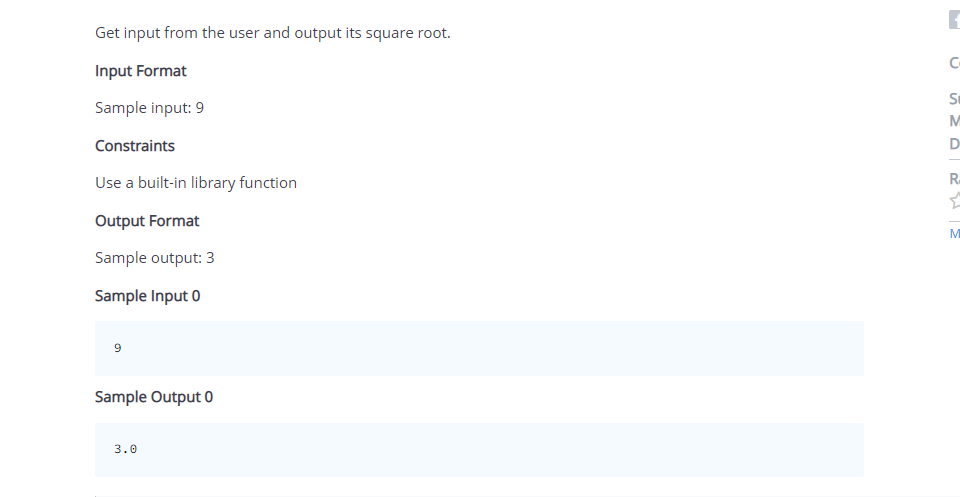 Solved 1 С Get input from the user and output its square | Chegg.com