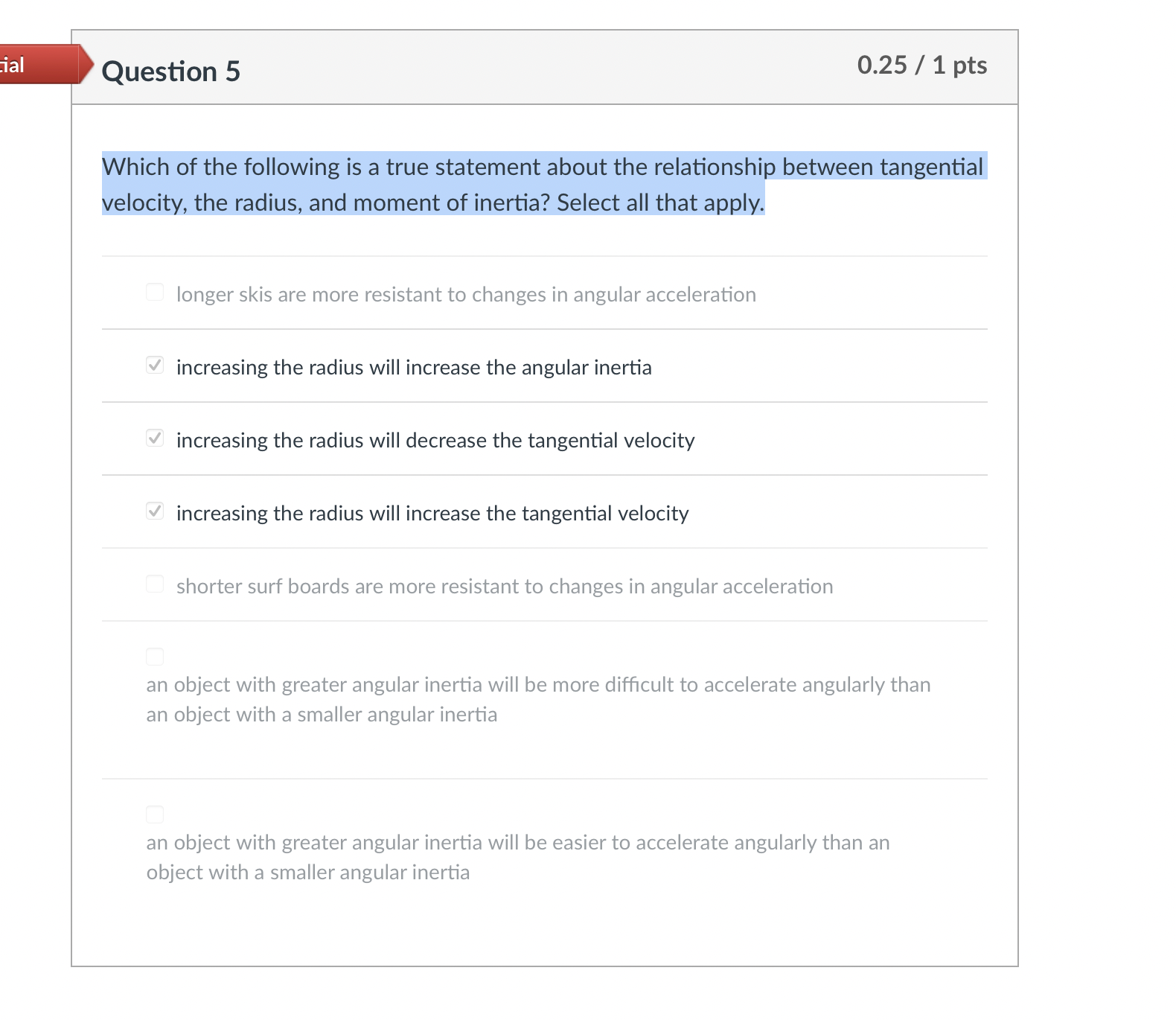 Solved Which of the following is a true statement about the | Chegg.com