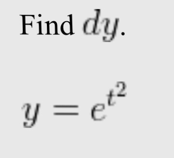 Solved Find dy | Chegg.com