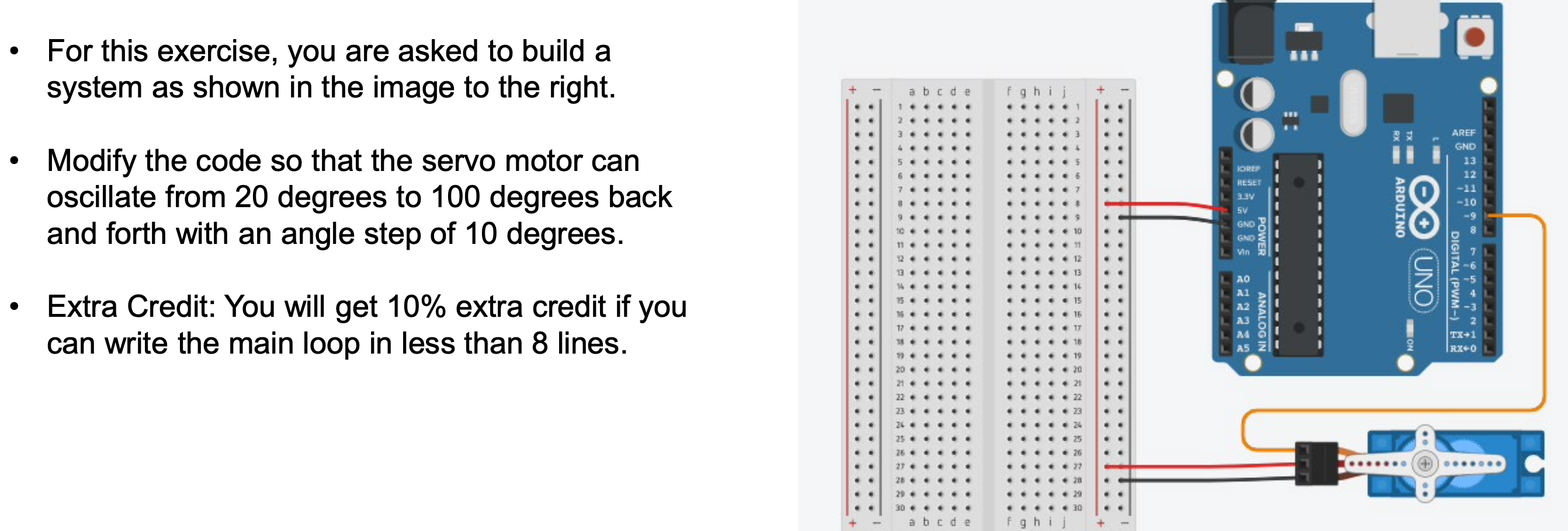 Solved For this exercise, you are asked to build a system as | Chegg.com