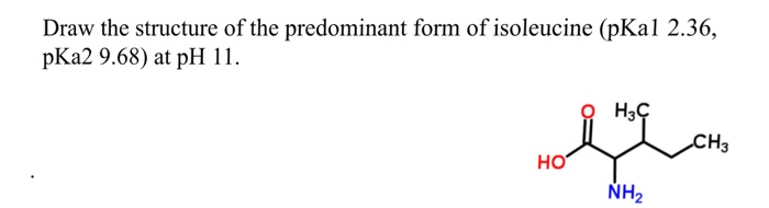 Solved Draw the structure of the predominant form of | Chegg.com