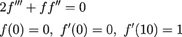 Solved Formulate the Blasius equation given below so that it | Chegg.com