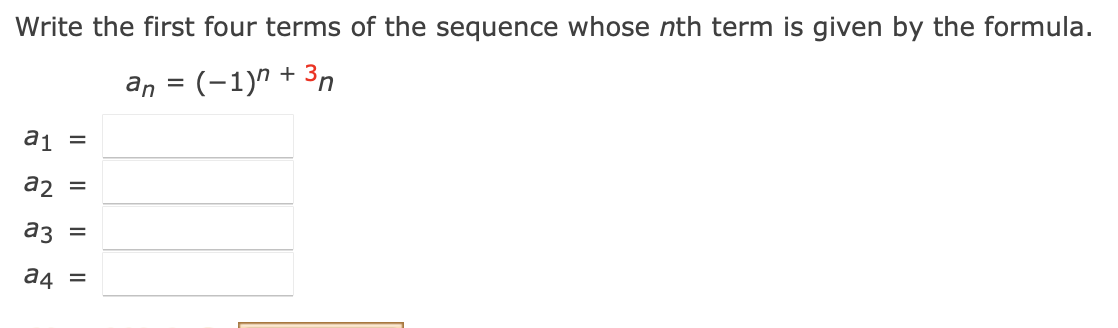 Solved Find the indicated term of the sequence whose nth | Chegg.com