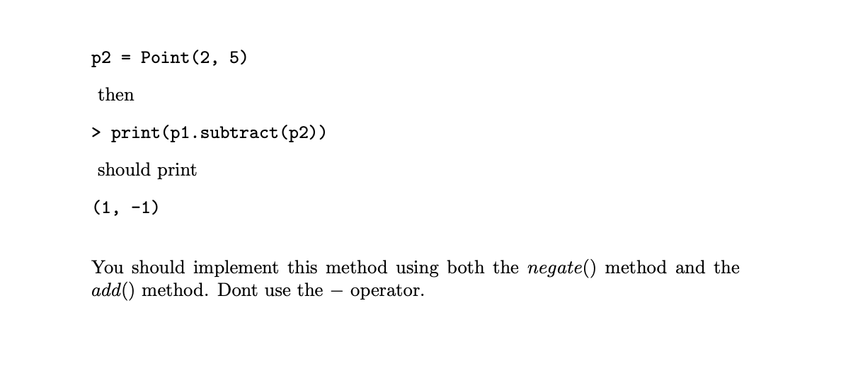 Solved We created the following class in a previous class. | Chegg.com