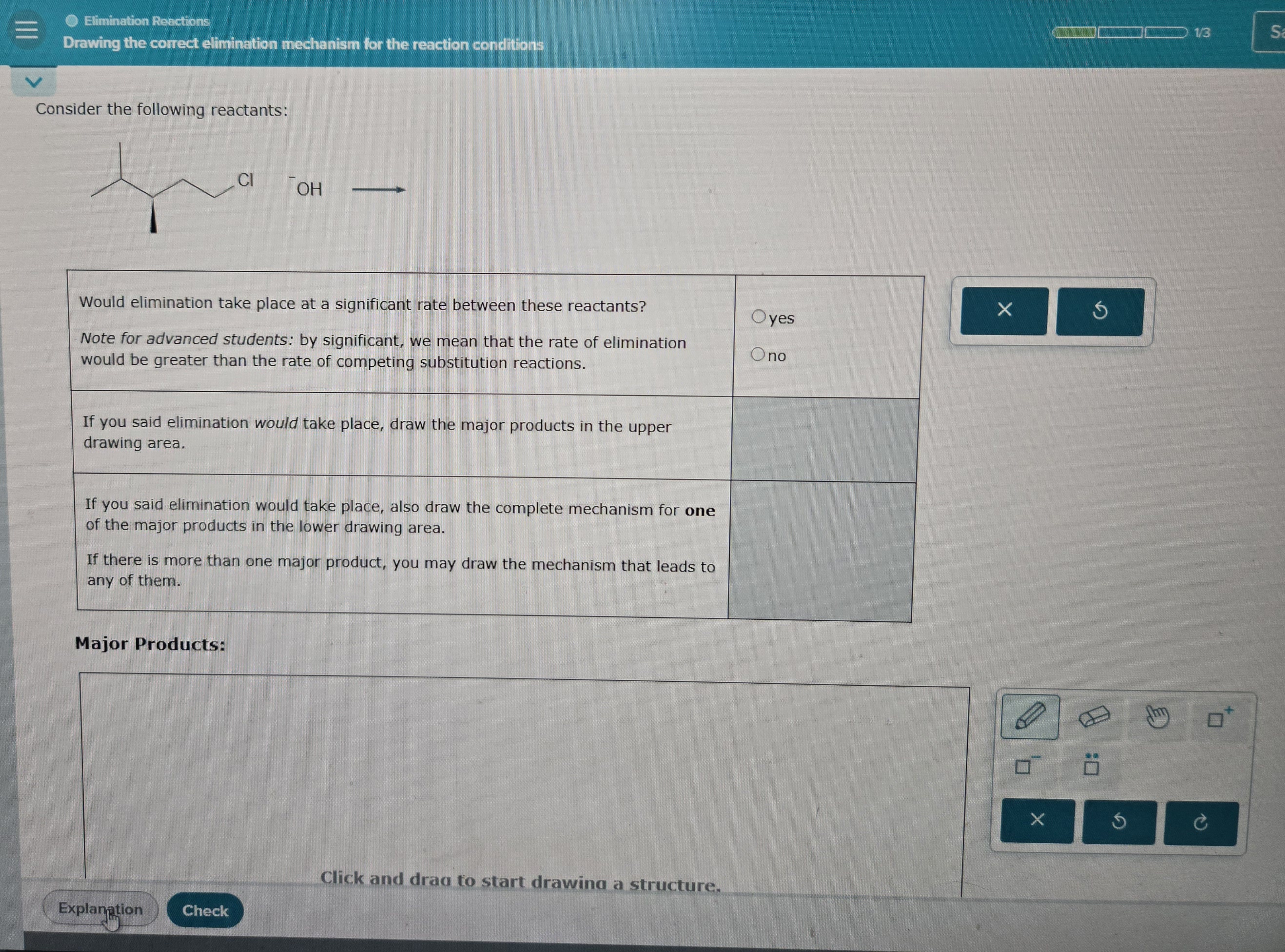 Solved Consider the following reactants:Major Products: | Chegg.com