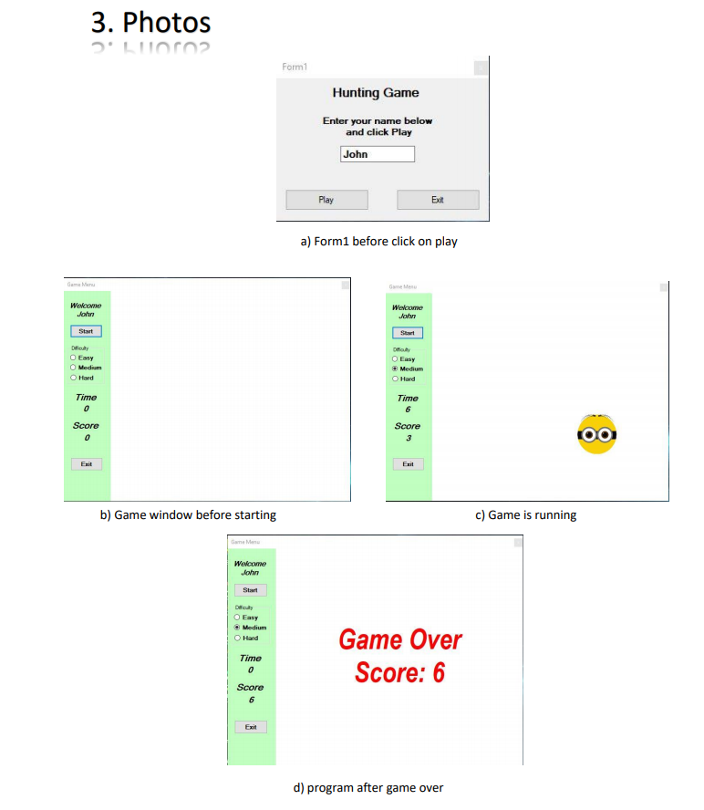 Please help me with the codes for a simple | Chegg.com