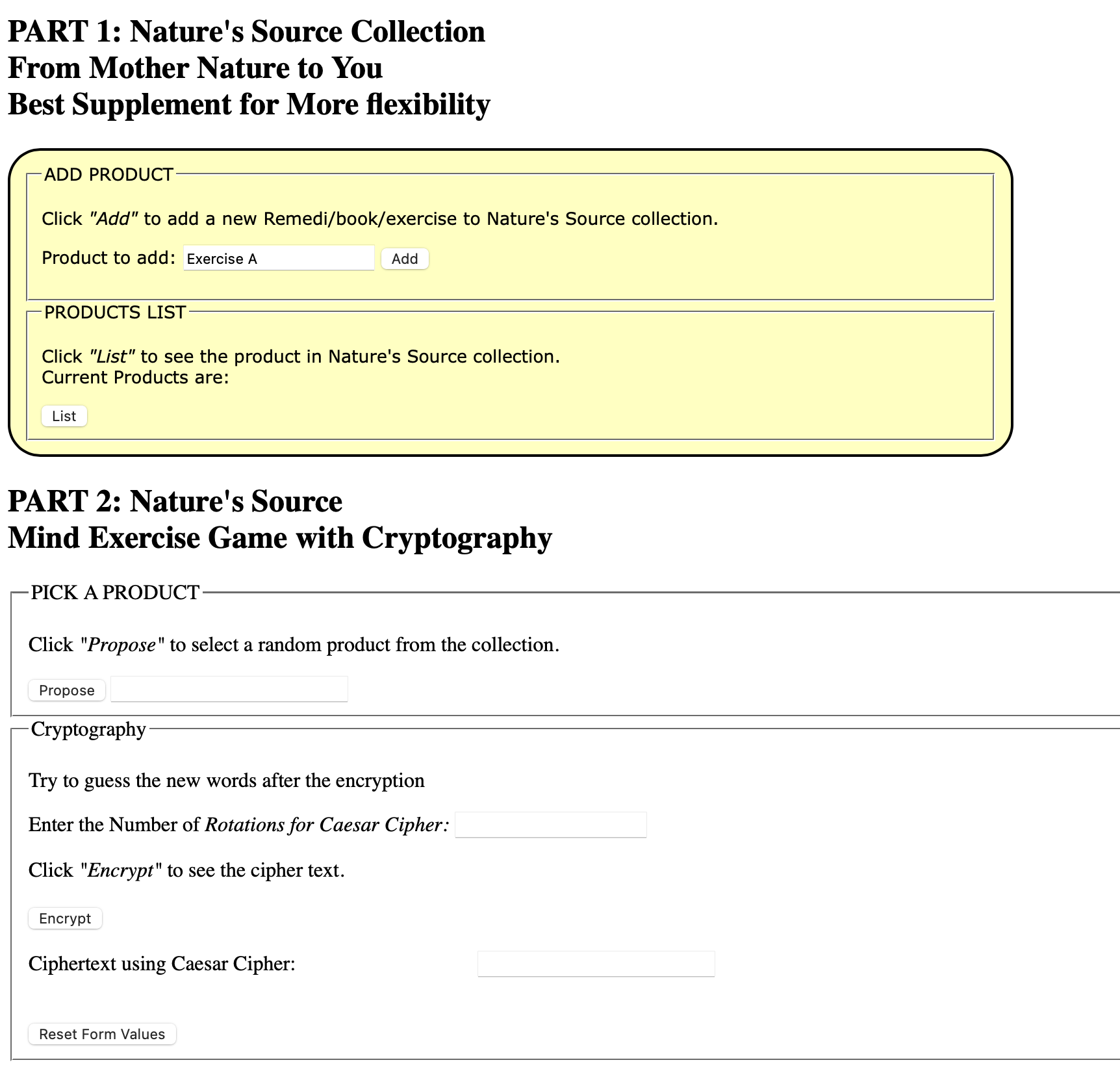 Solved change the code in the js file : Instruction for the | Chegg.com