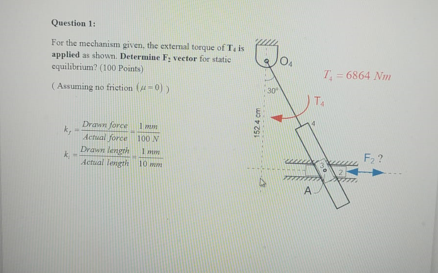 Solved Question 1: For the mechanism given, the external | Chegg.com
