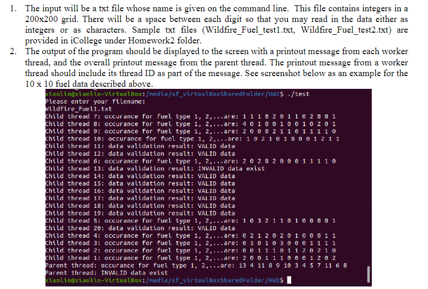 Solved Problem Statement: Wildfire spread simulation needs | Chegg.com