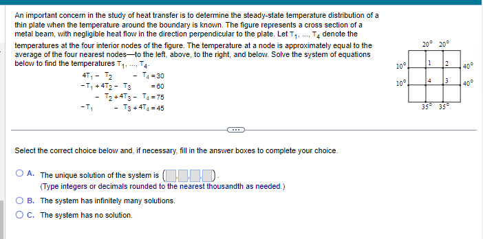 Solved An important concern in the study of heat transfer is | Chegg.com