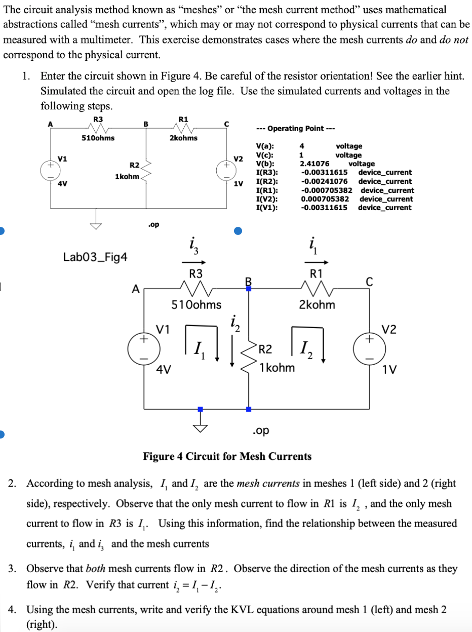 Solved The circuit analysis method known as “meshes" or "the | Chegg.com