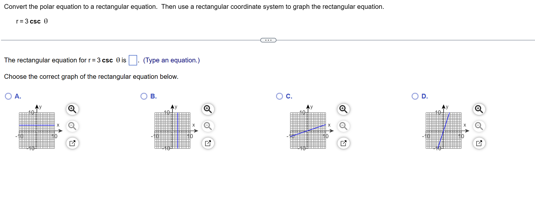 Solved Convert the polar equation to a rectangular equation. | Chegg.com Solved Convert the polar equation to a rectangular equation. | Chegg.com