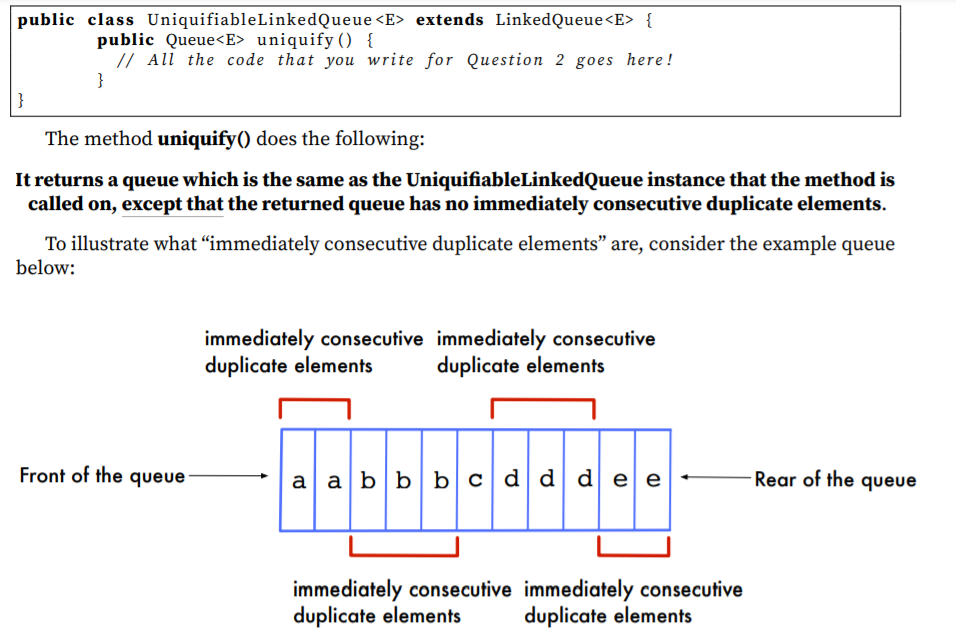 Please answer in JAVA For this question, you are | Chegg.com