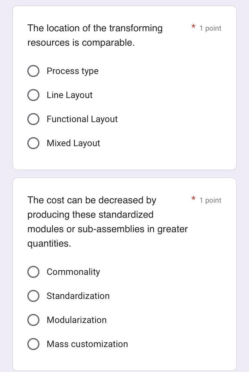 Solved The location of the transforming * 1 point resources | Chegg.com