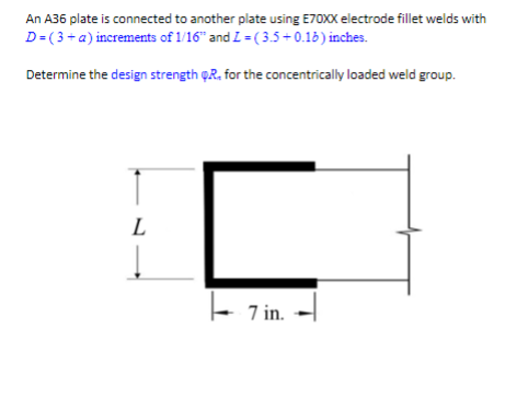 Solved An A36 plate is connected to another plate using | Chegg.com