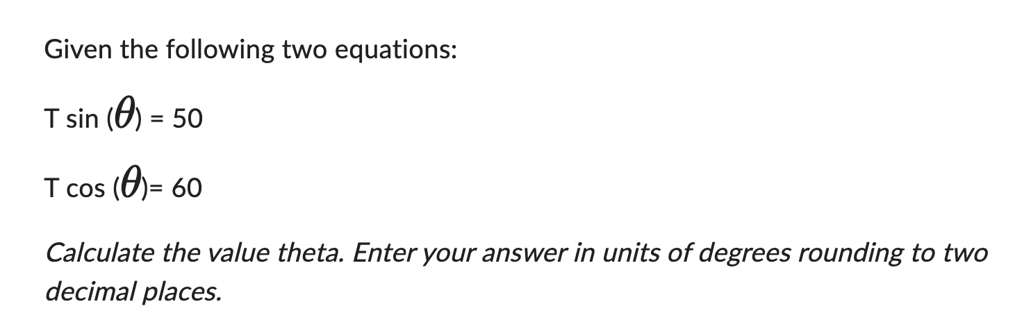 Solved Given the following two | Chegg.com