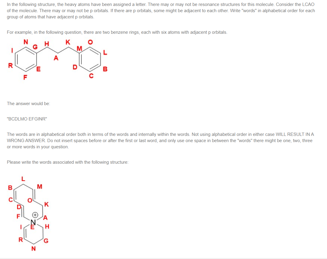 Solved The heavy atoms in the following structure are | Chegg.com