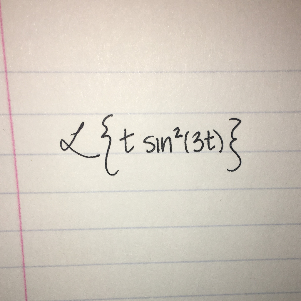 Solved L {t sinist)} | Chegg.com