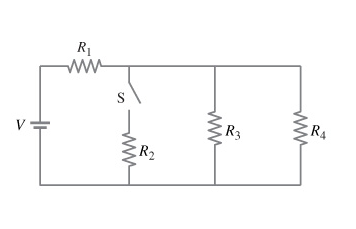 Solved Part D Let R1 = R2 = R3 = R4 = 135 2 and V = 24.0 V. | Chegg.com