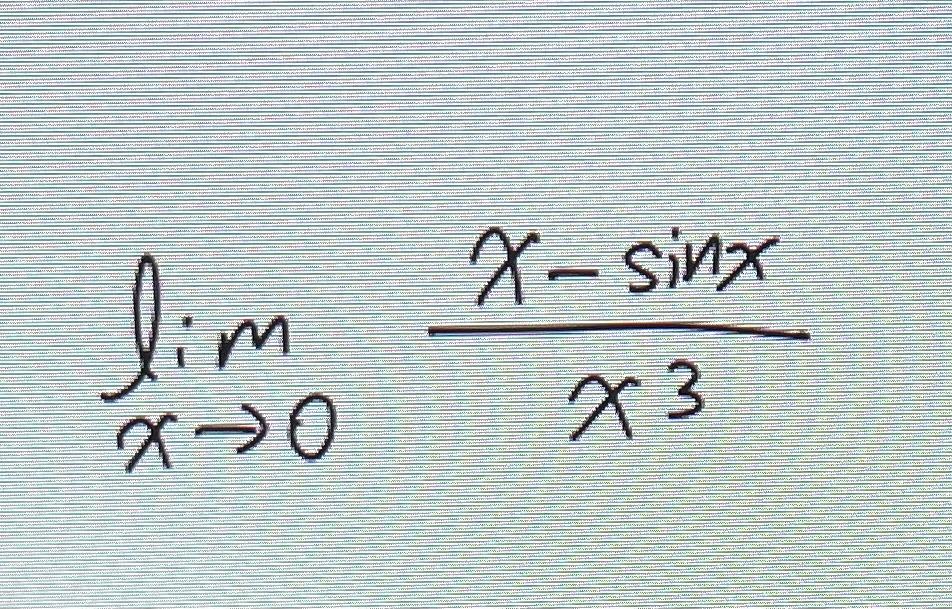 Solved limx→0x3x−sinx | Chegg.com