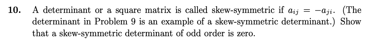 Solved for questions 1 & 6 evaluate the determinants by | Chegg.com