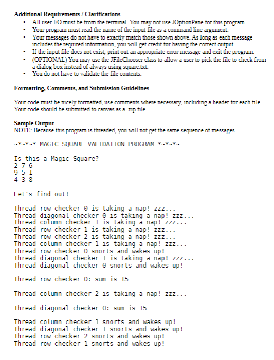 A magic square is a two-dimensional array of integers | Chegg.com