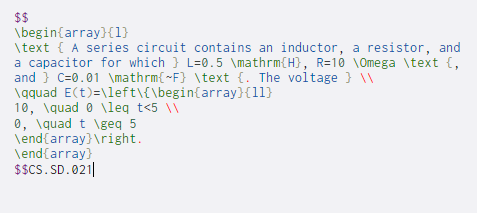 Solved $$ \begin{array}{1} \text { A series circuit contains | Chegg.com