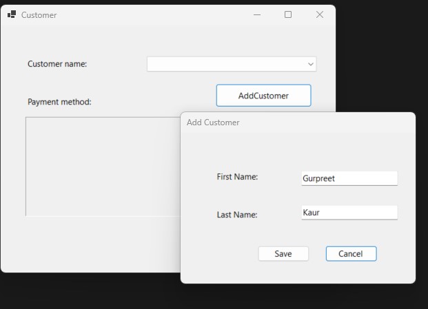 Solved Change the Customer form “frmCustomer” we created in | Chegg.com