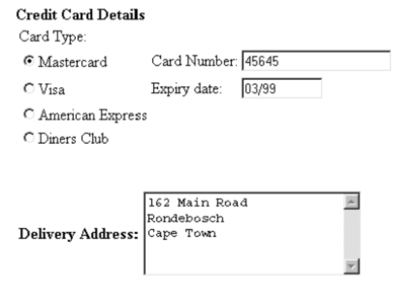 Implement a form to input credit card details and a | Chegg.com