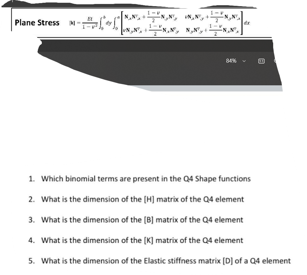 1. Which binomial terms are present in the Q4 Shape | Chegg.com
