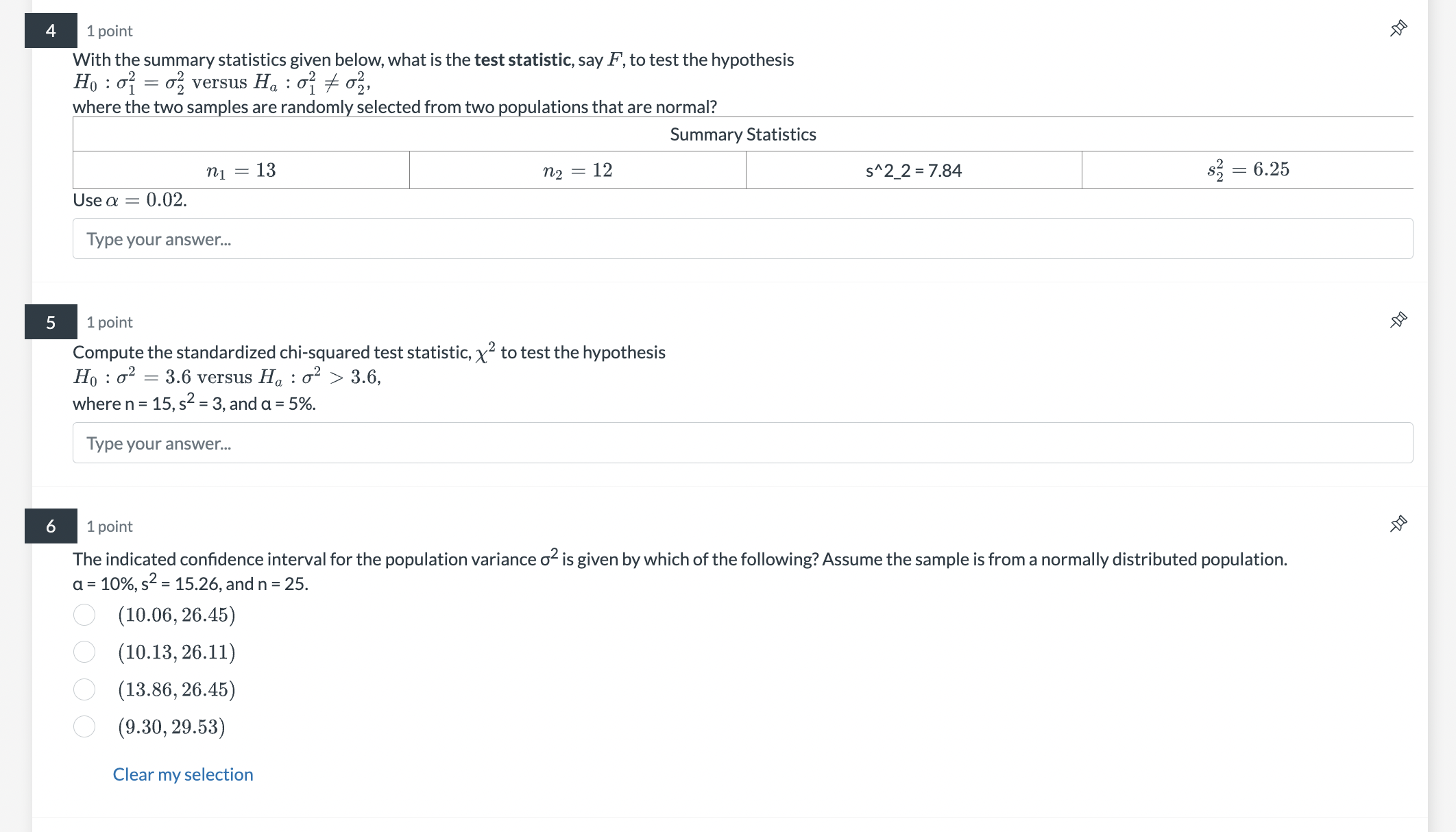 With the summary statistics given below, what is the | Chegg.com