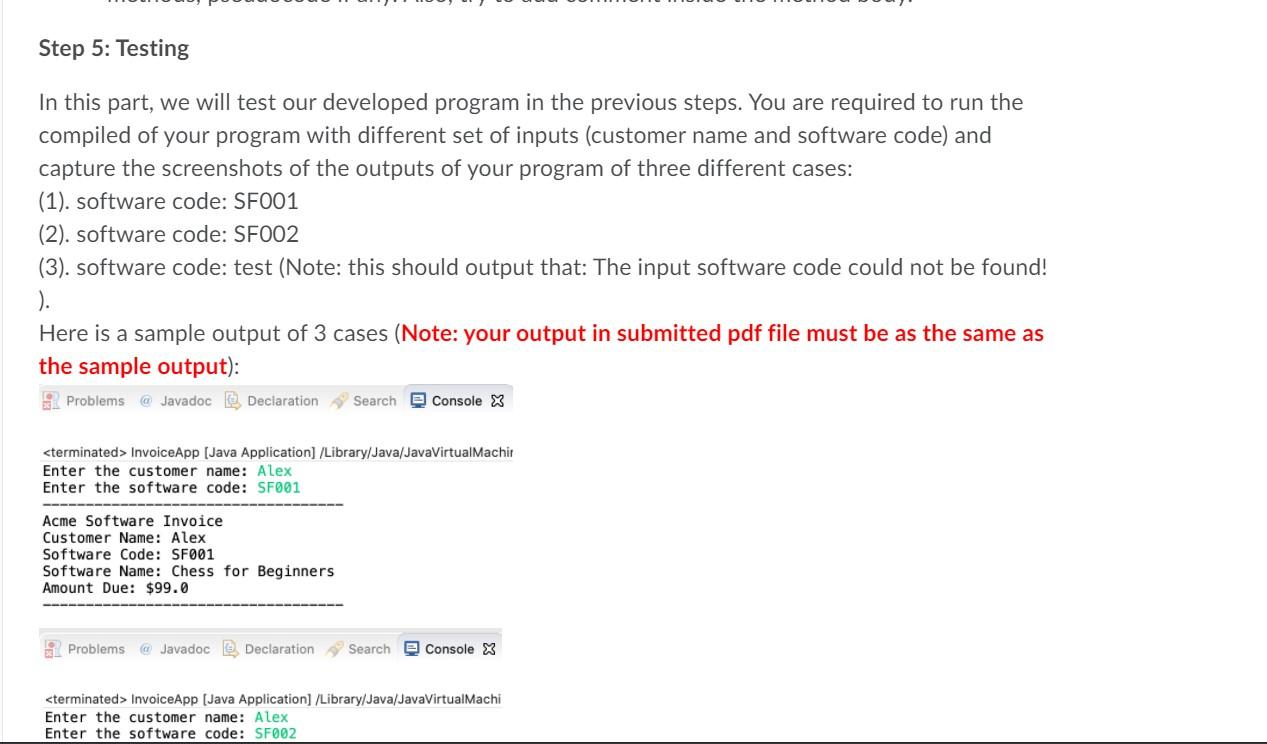 Part 1: Practicing Problem Analysis, Design, and | Chegg.com
