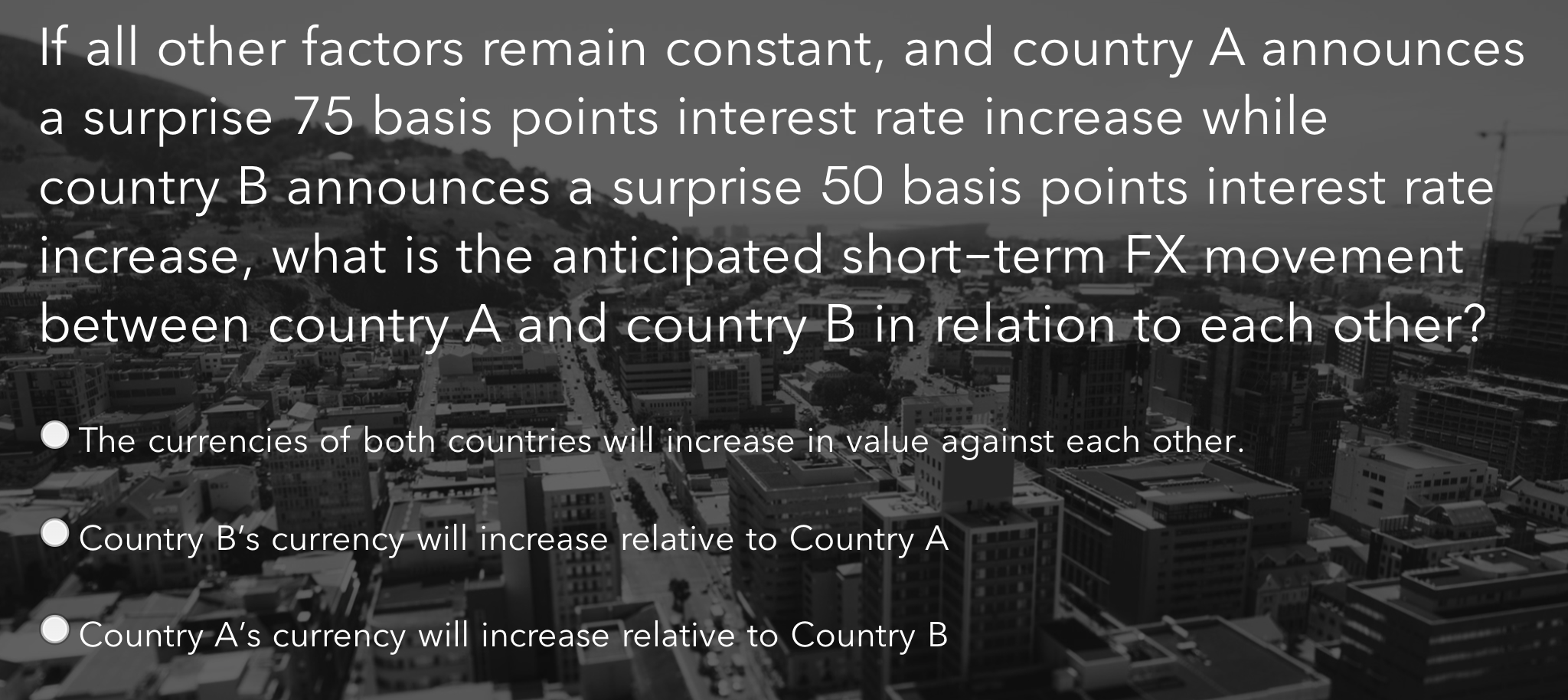 Solved If all other factors remain constant, and country A | Chegg.com