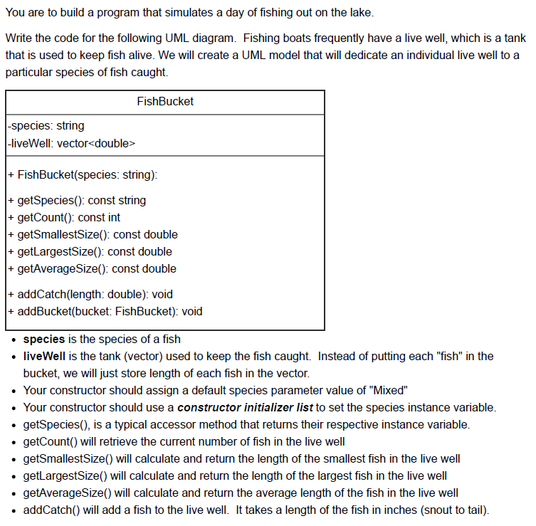 Solved You are to build a program that simulates a day of | Chegg.com