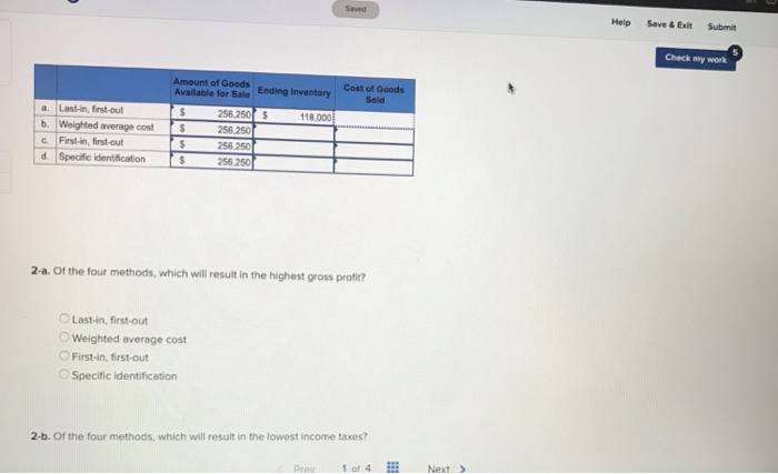 Solved Help Save & Exit Submit Chapter 7 Homework Check my | Chegg.com