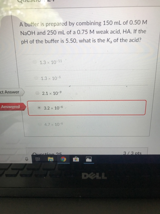 Solved A buffer is prepared by combining 150 mL of 0.50 M | Chegg.com