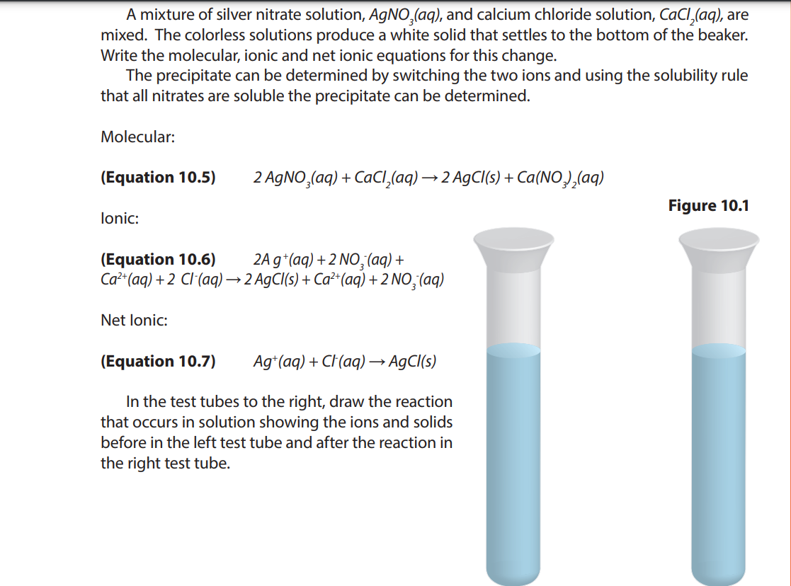 Solved A mixture of silver nitrate solution, AgNO3(aq), and | Chegg.com