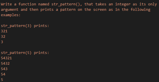 Solved Write a function named str_pattern(), that takes an | Chegg.com