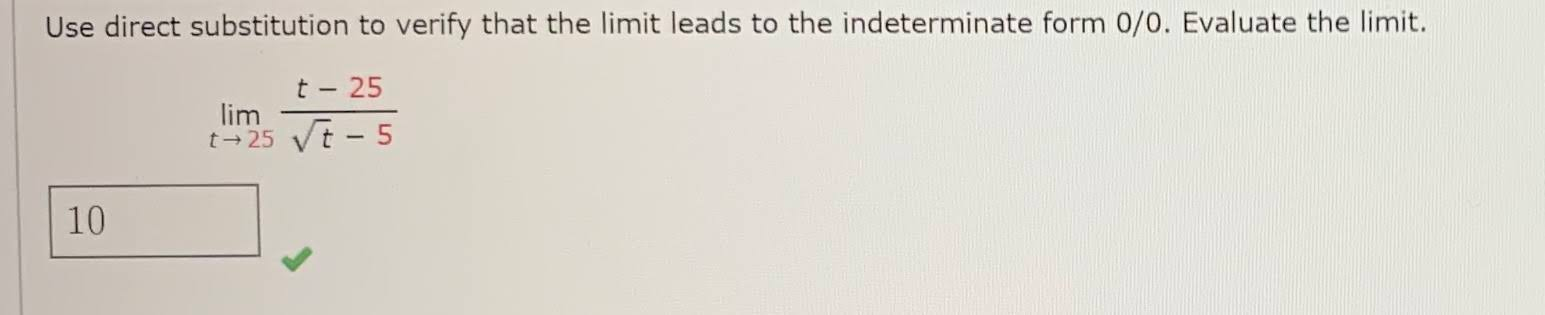 Solved Use direct substitution to verify that the limit | Chegg.com