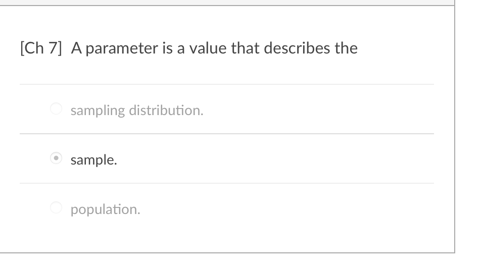 Solved Ch 7] The statistic Θ∧ (read as "big theta hat") is | Chegg.com