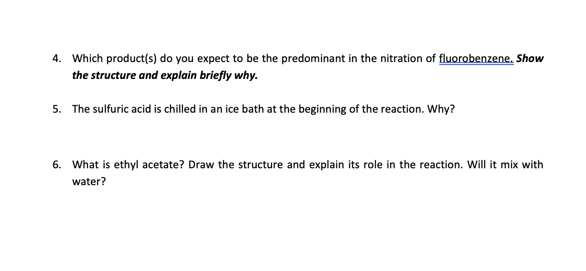 Solved 4. Which product(s) do you expect to be the | Chegg.com