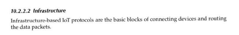 Solved 10.2.2.2 Infrastructure Infrastructure-based IoT | Chegg.com