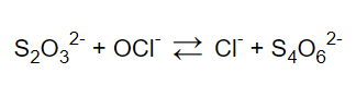 Solved S2O32−+OCl−⇄Cl−+S4O62− | Chegg.com