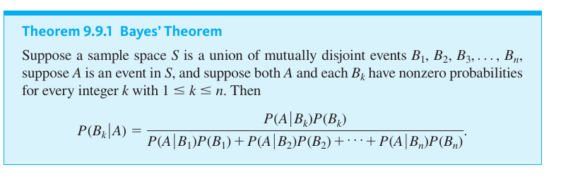 Solved Discrete Mathematics: 9.9 Conditional Probability, | Chegg.com