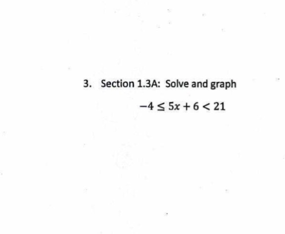 Solved 1. Section 1.3A: Solve 3y- 4 6y-19 | Chegg.com