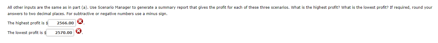 Solved answers to two decimal places. For subtractive or | Chegg.com