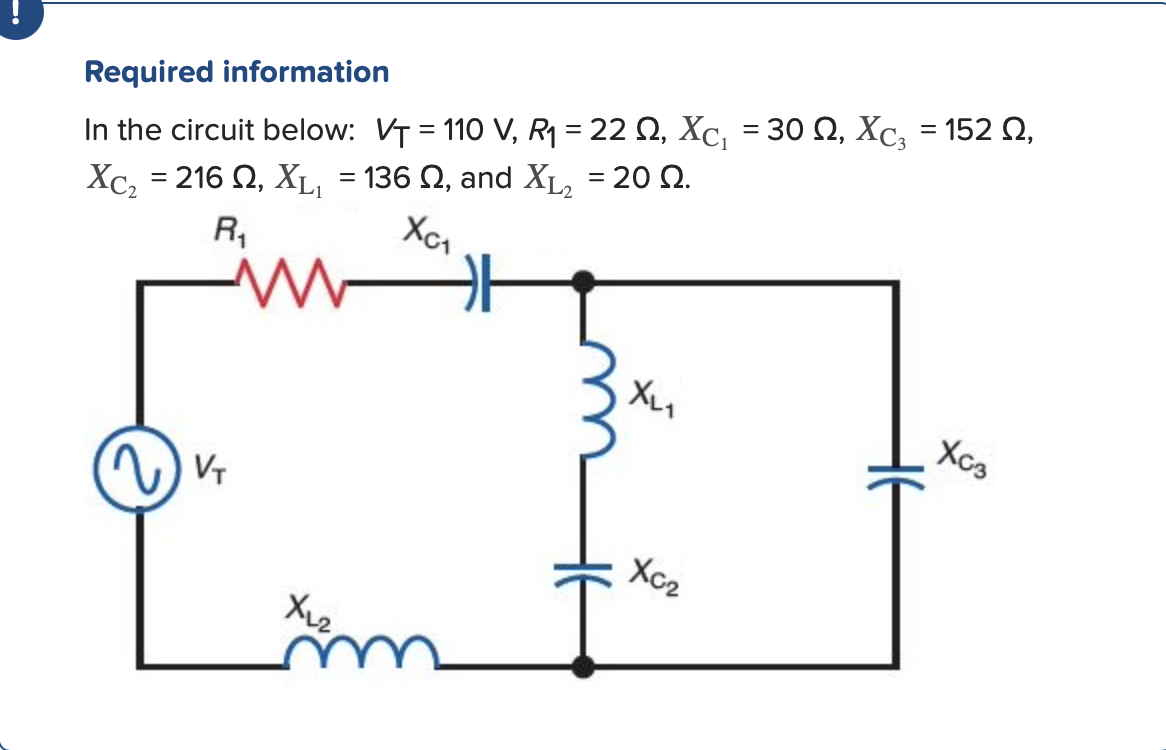 Solved Calculate the total impedance ZT in the circuit. | Chegg.com